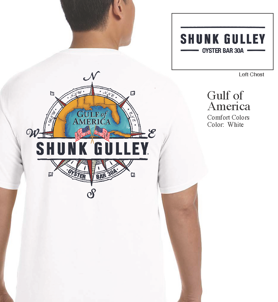 Shunk Gulley Gulf of America Comfort Colors Tee – Shunk Gulley Store